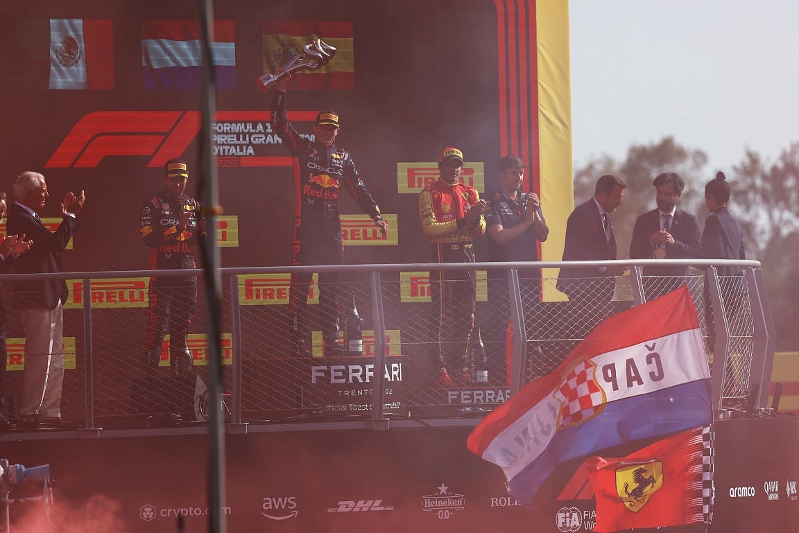 Monza 2005 Podium Full House The Rare Occasions Every Car Has